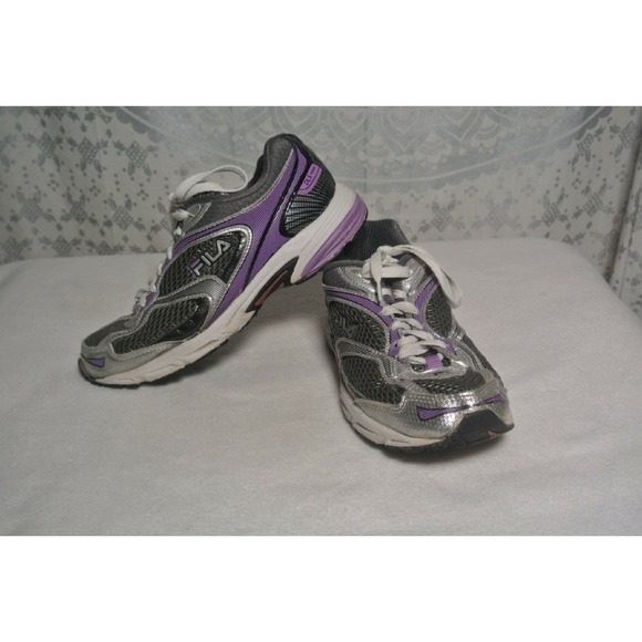 Fila | Shoes | Fila Dls Artifice Purple Gray Sneakers 9 | Poshmark